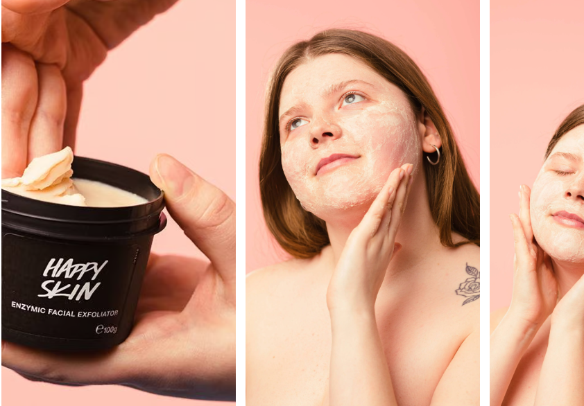 Lush(ラッシュ)のフェイススクラブハッピースキンの使い方。いつ使う?毎日? モノコト図鑑